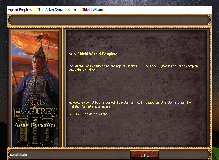 Ive Lost The Product Key Of My Age Of Empire 3 Asian Dynasties Cd