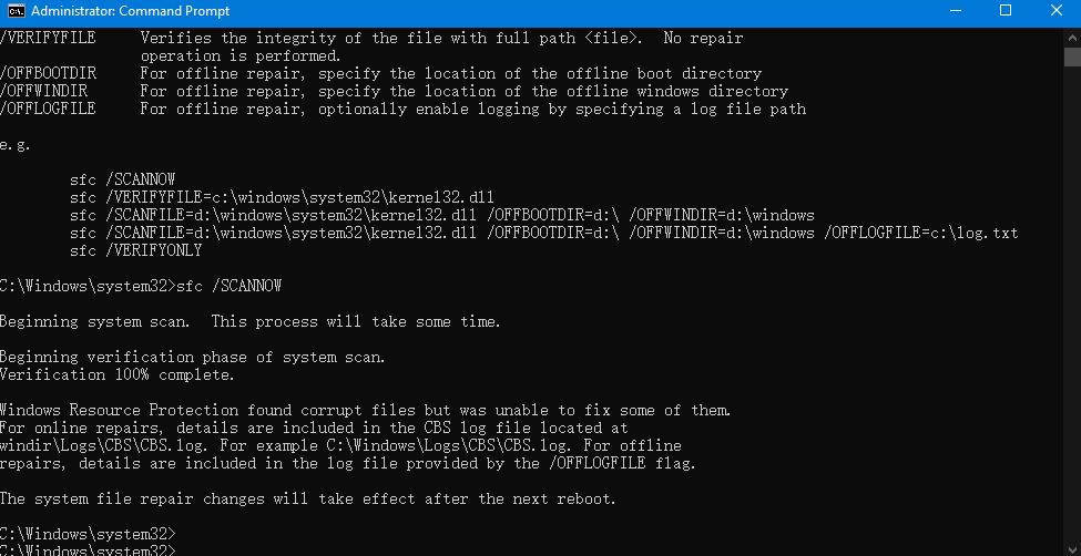 Error Code 2503 And 2502 