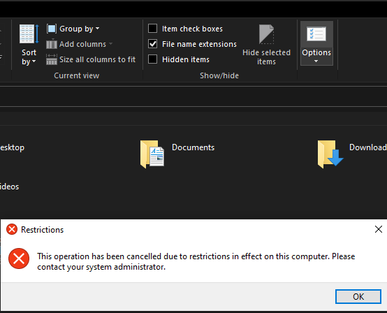 Customize Ribbon options in File Explorer Customize Ribbon options in File Explorer